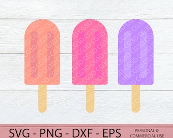 Popsicle Outline SVG Ice Pop SVG Ice Cream SVG Summer Svg Hello Summer ...
