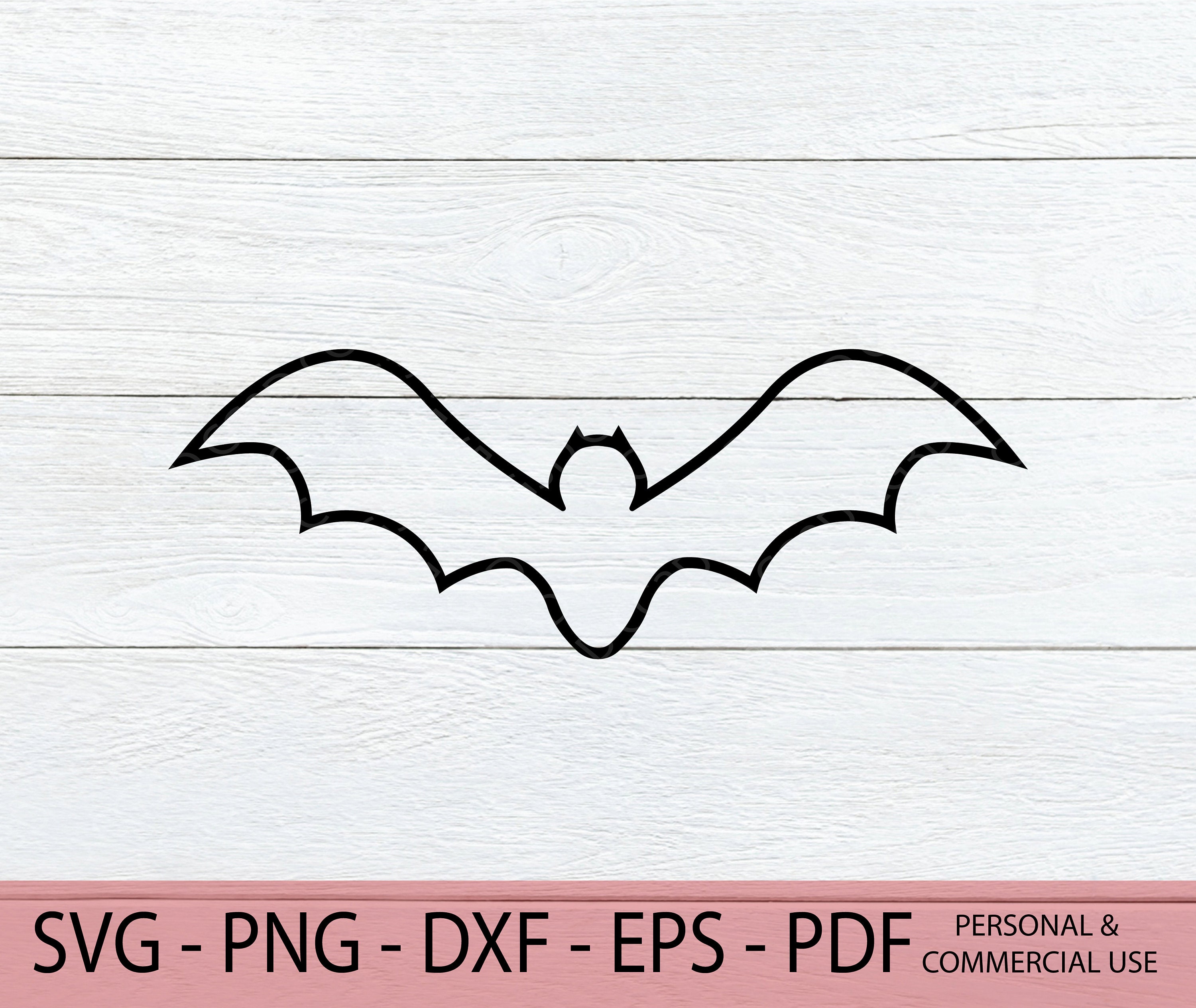 Simple Bat Silhouette