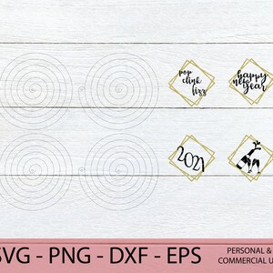 DIY Streamer Kit SVG - Swirl Decoration SVG - Spiral Party Streamer ...