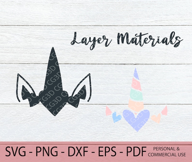 Unicorn Heart SVG Layered Unicorn SVG Valentine Unicorn - Etsy