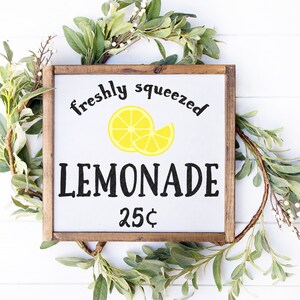 Lemonade Sign SVG - Lemonade Stand SVG - Summer Fruit Dxf - Lemonade ...
