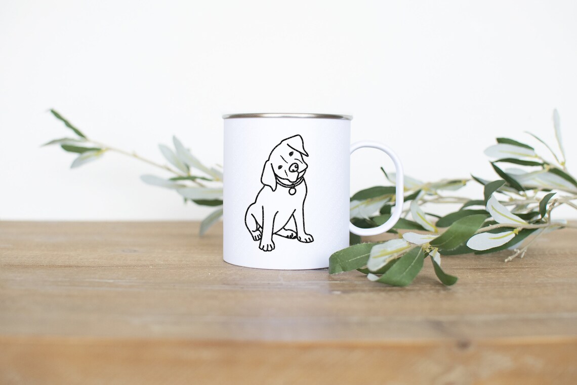 Labrador Puppy SVG - Dog SVG - Lab Puppy Outline SVG - Retriever Png ...