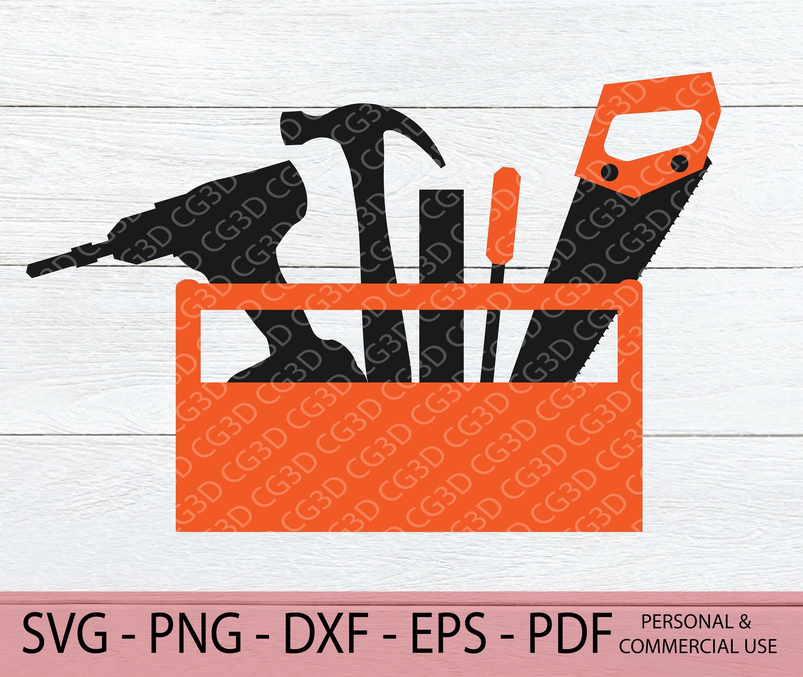 Toolbox SVG - Tool Set PNG - Tool Clipart Bundle - Tool Chest Svg Cut ...