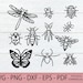 Insect Svg Files Bundle - Bug Clipart - Layered Insect Cut File ...