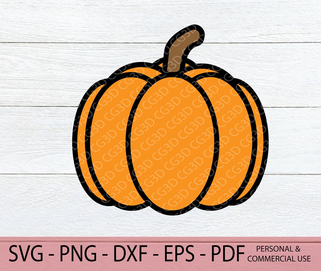 Layered Pumpkin SVG - Pumpkin PNG - Gourd Clipart - Halloween Pumpkin ...