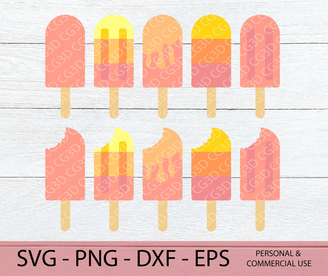 Popsicle SVG Bundle - Ice Pop SVG - Ice Cream SVG - Summer Popsicle Svg ...