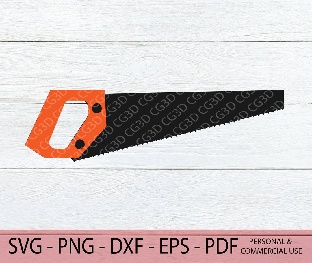 Saw SVG - Hand Saw PNG - Tooth Saw Silhouette - Wood Saw Cut File ...