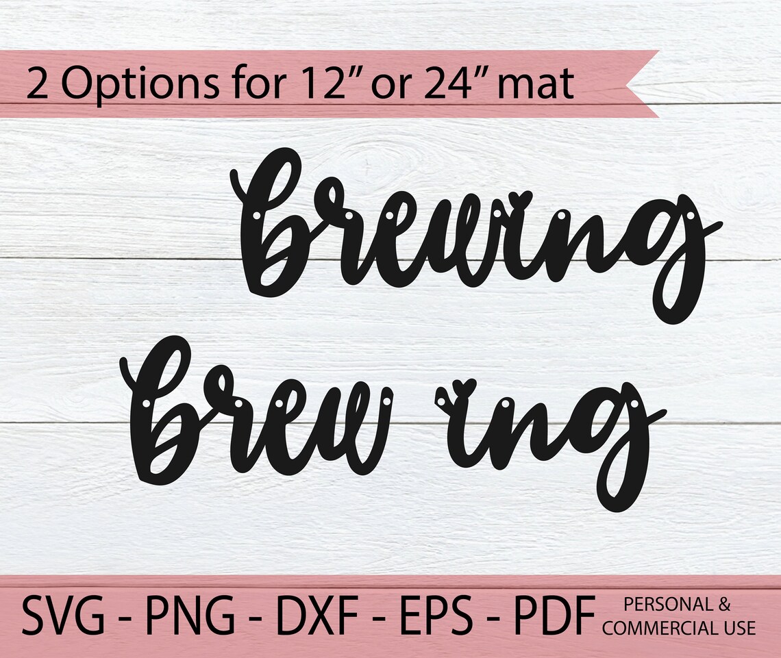 Love is Brewing Banner SVG Beer Bridal Shower Banner SVG | Etsy