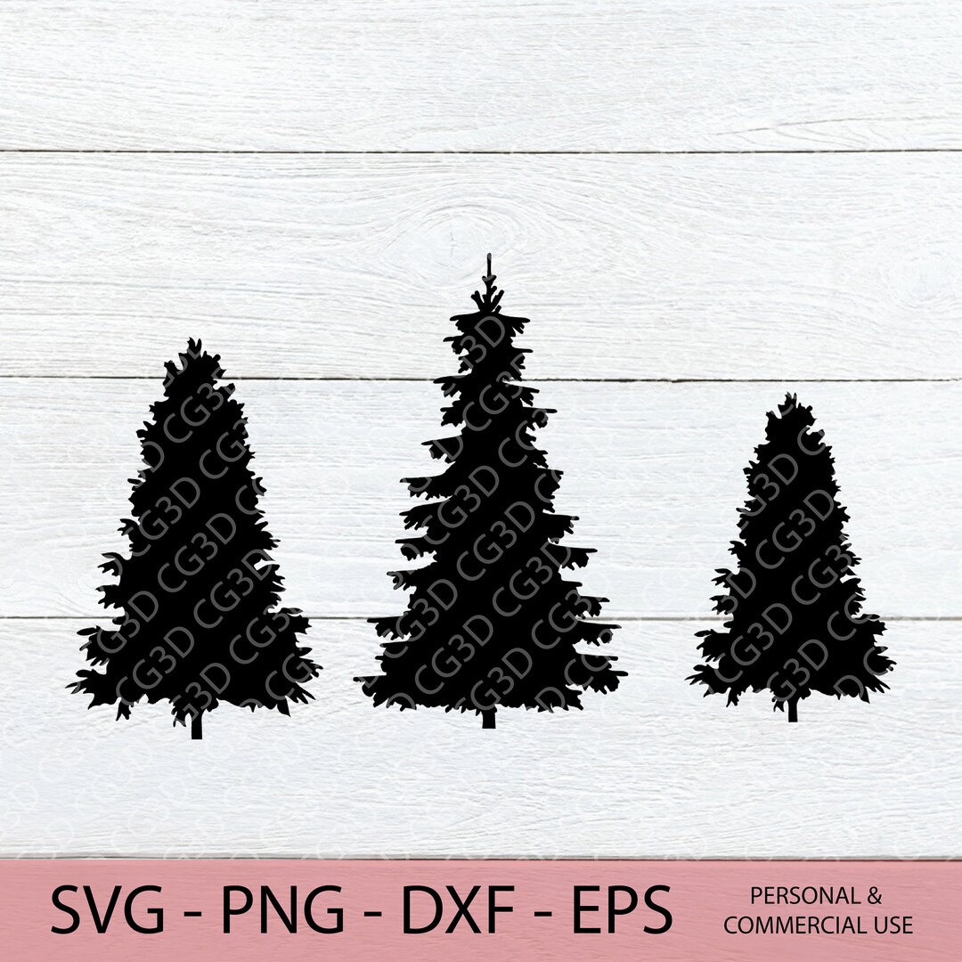 Pine Tree SVG - Christmas Tree SVG - Forest Tree SVG - Holiday Tree Svg ...