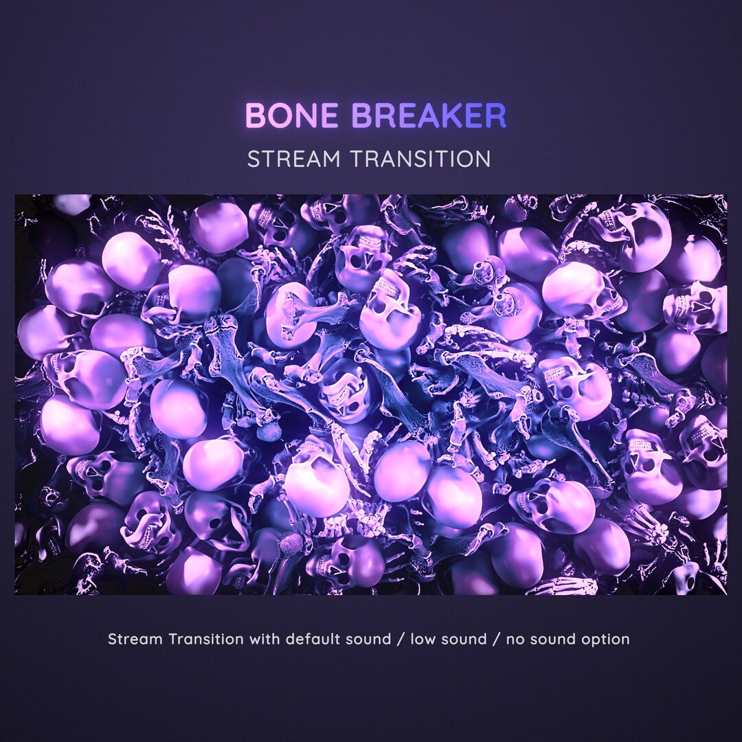Bone Breaker Stream Purple Mystic Transition | Halloween Skulls and ...