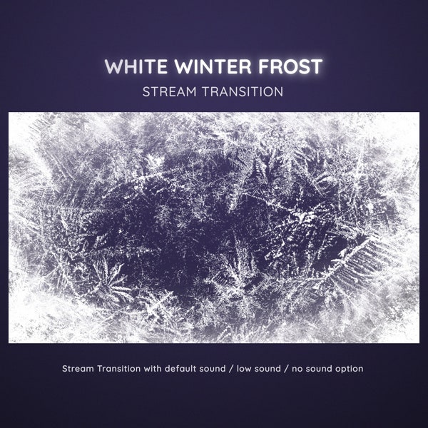 Ice Twitch Overlay - Etsy