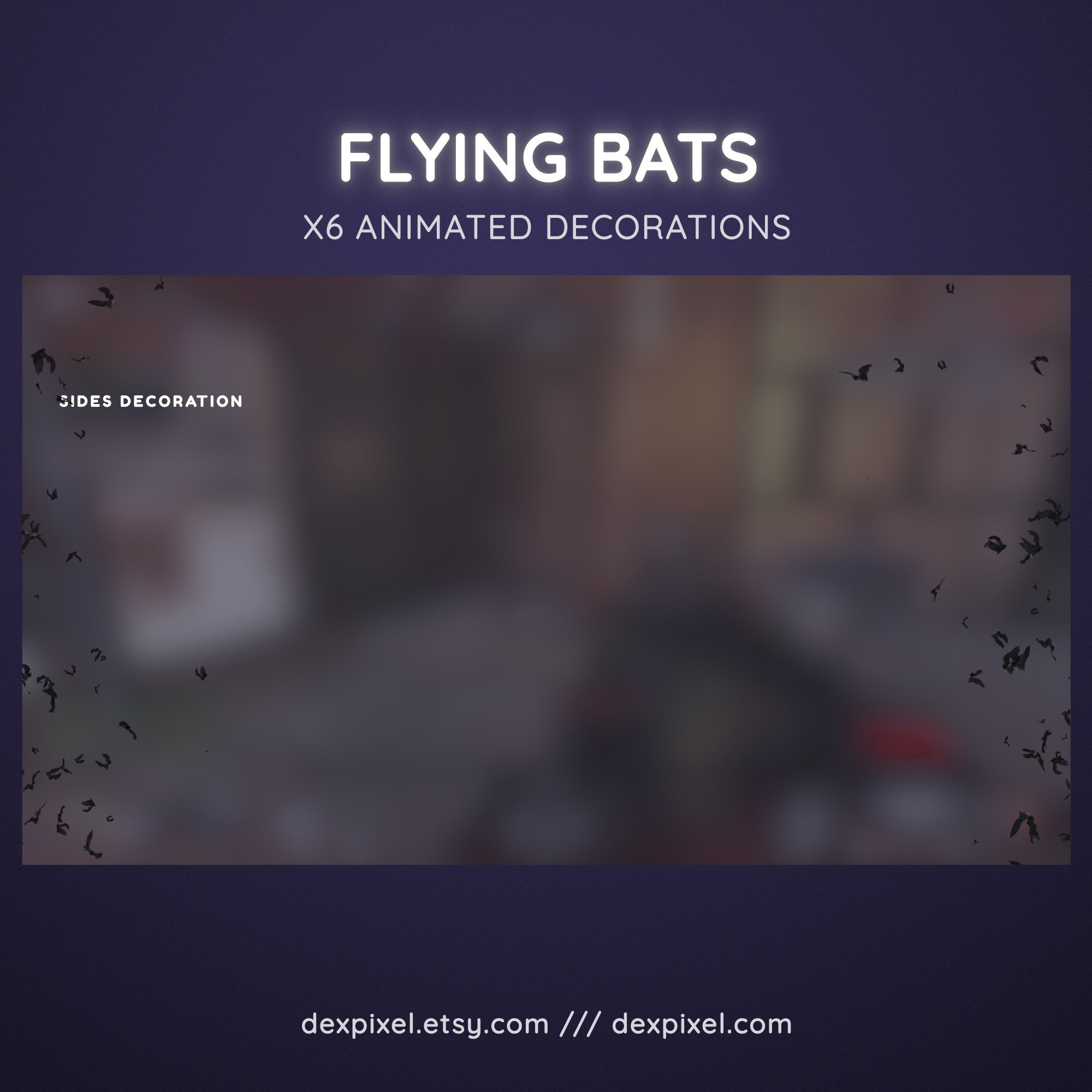 Animated Flying Bats