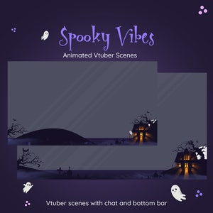 Spooky Animated Stream Pack | Halloween Vtuber Overlays - Etsy