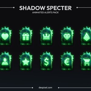 Spooky Ghost Animated Stream Alerts Ghost and Tombstone - Etsy