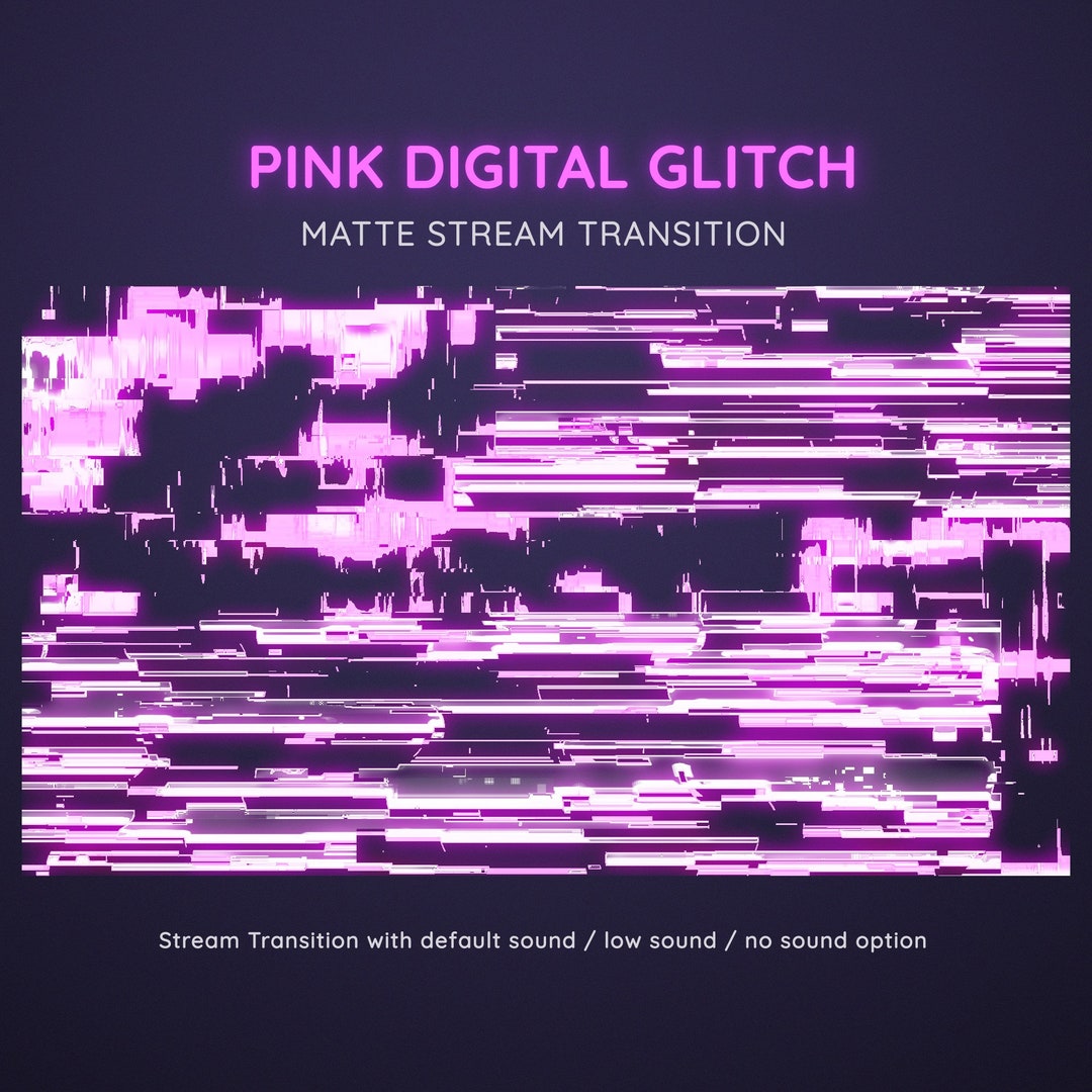 Digital Glitch Purple Pink Matrix Stream Transition | Cyberpunk ...