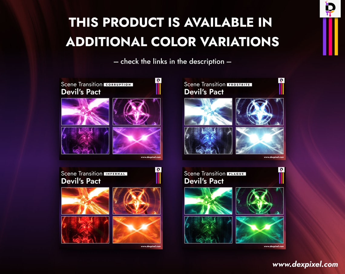 Devil's Pact Infernal Orange Red Stream Switch Transition - Etsy