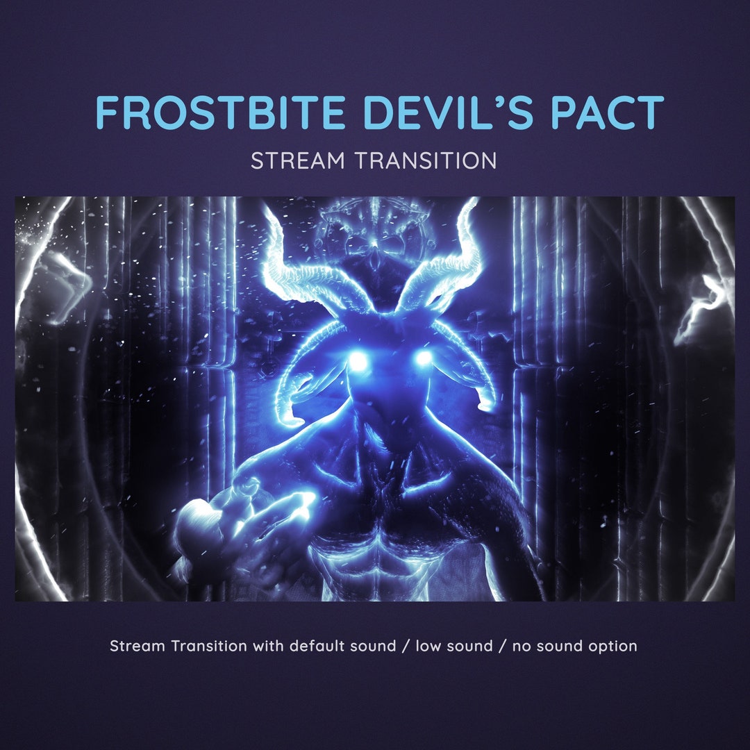 Devil's Pact Frostbite Blue Ice Stream Switch Transition | Halloween ...