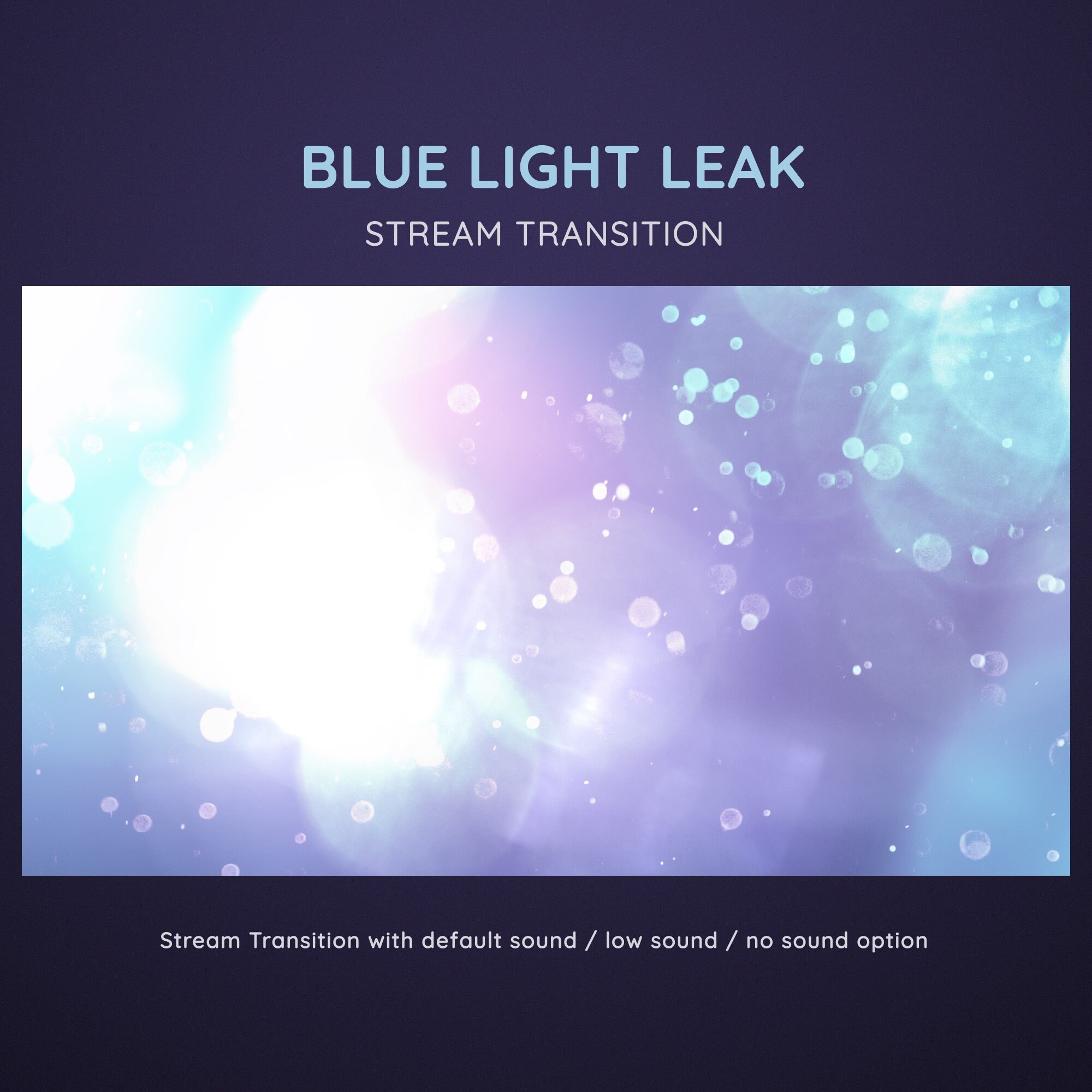 Purple Blue Light Leaks Stream Transition | Beautiful Bokeh Animation ...