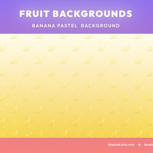 Animated Fruit Backgrounds Vtuber Stream Backgrounds | Pastel Animated ...
