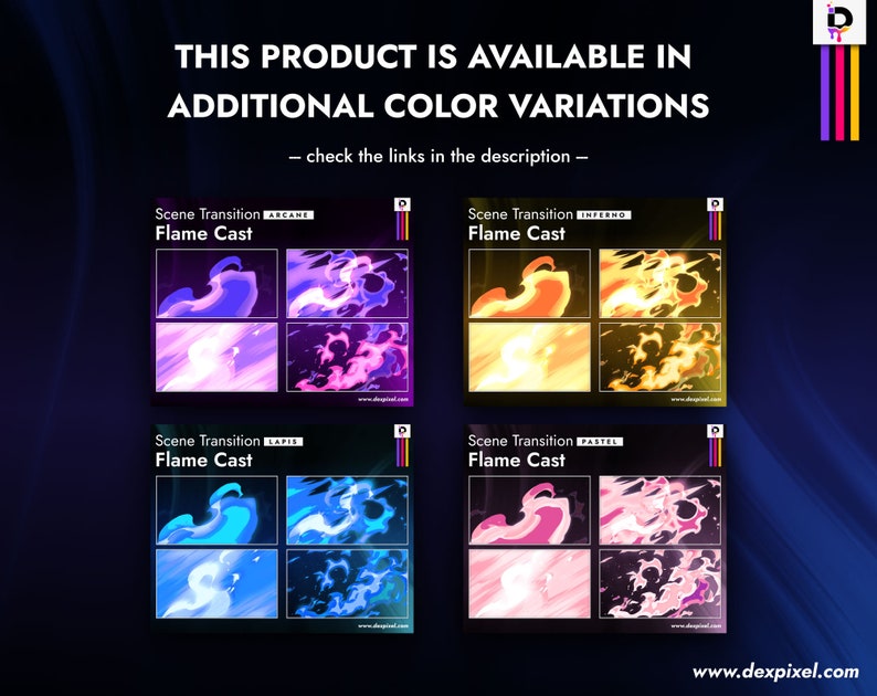 Fire Flame Cast Purple Pink Cartoon Transition Colorful - Etsy