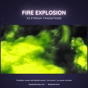 Fire and Smoke Explosion |stream Twitch Transition | Smoke Stream ...