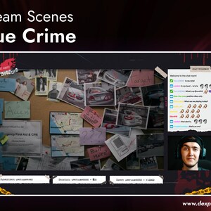True Crime Stream Scenes. Twitch Overlays Crime Forensic - Etsy Australia