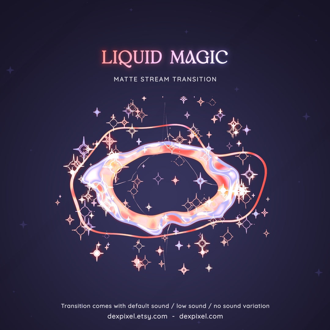 Red Pastel Liquid Magic Matte Stream Transition | Stars and Sparks ...