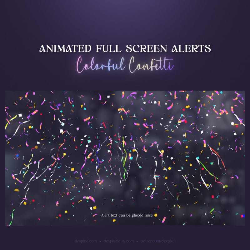 Anime Alerts Full Screen - Etsy