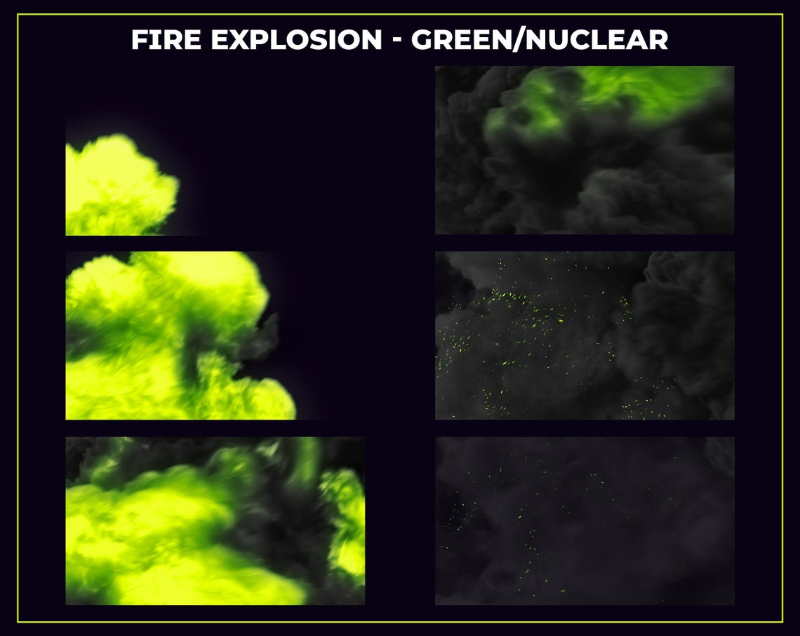 Fire and Smoke Explosion Stream Twitch Transition Smoke | Etsy