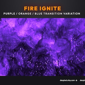 Fire Ignite Realistic Fire Burst Transition | X3 Colorful Stream ...