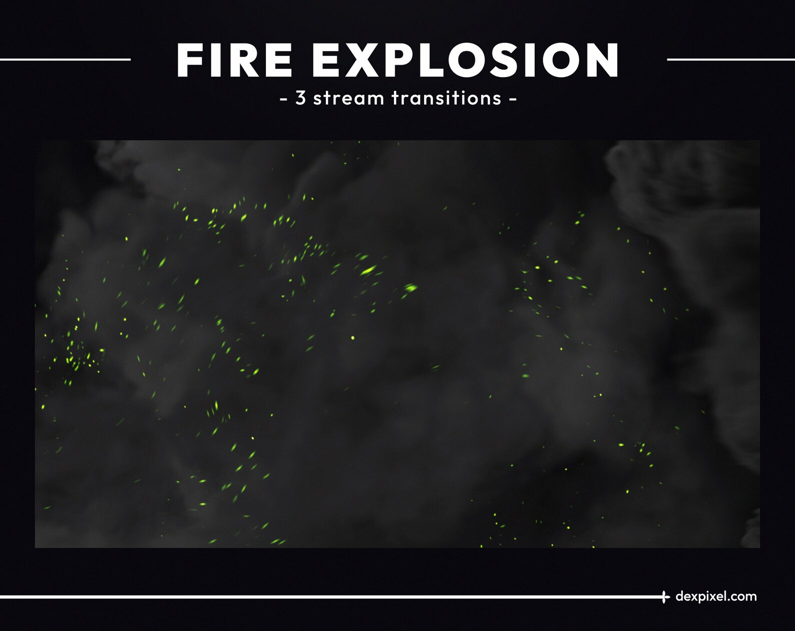 Fire and Smoke Explosion Stream Twitch Transition Smoke - Etsy