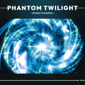 Phantom Twilight Stream Stinger Transition Blue Black Vortex - Etsy