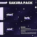 Sakura Purple Animated Stream Pack Cherry Blossom Animated - Etsy