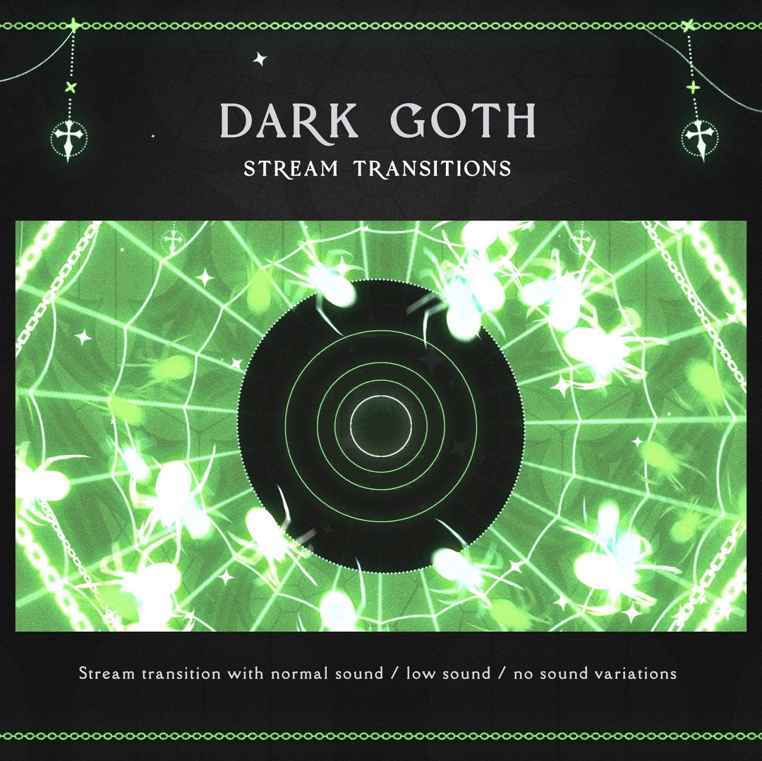 Dark Gothic Green Spiders Transition | Halloween Gothtransition ...
