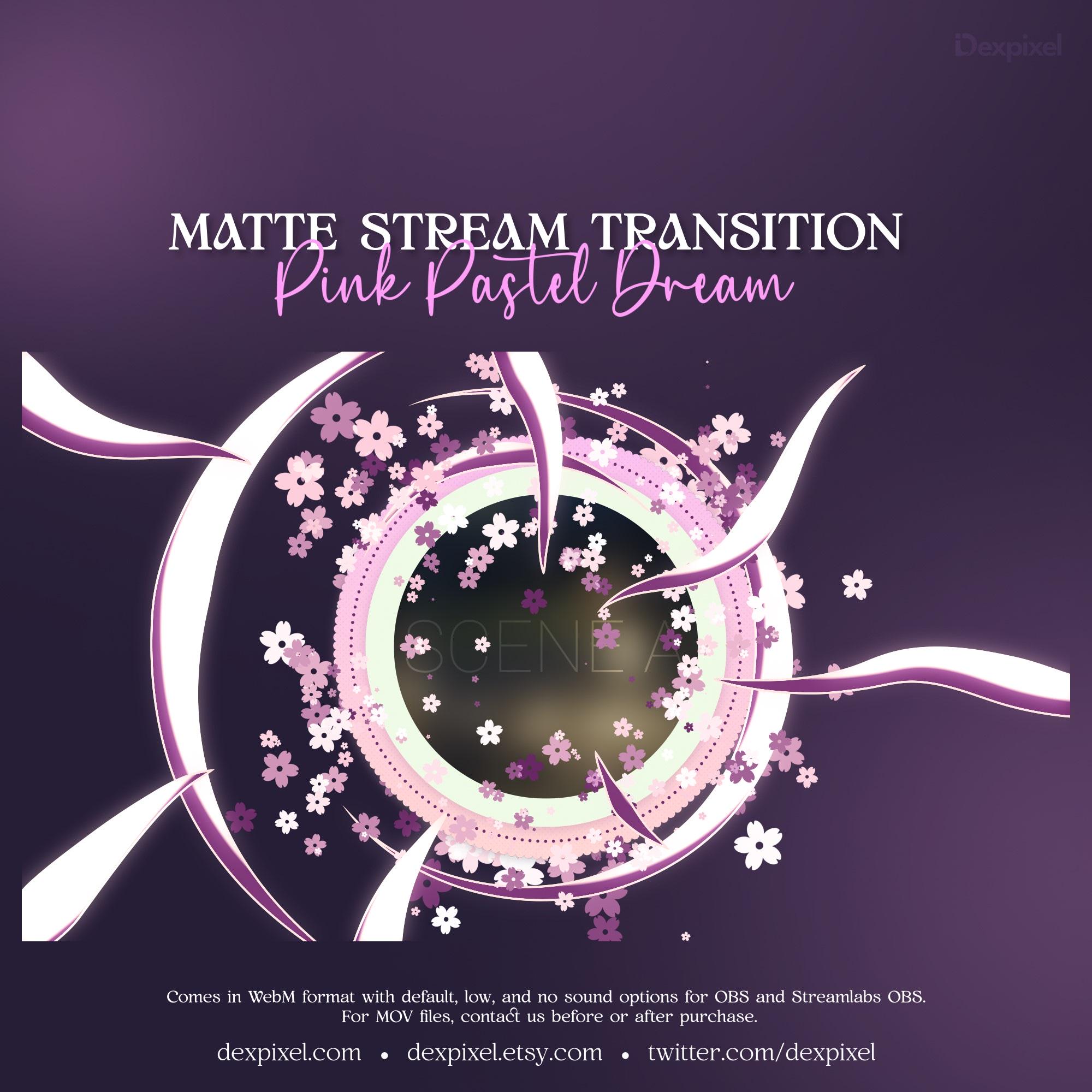 Pink Purple Animated Stream Pack: Celestial Vtuber Aesthetics - Etsy