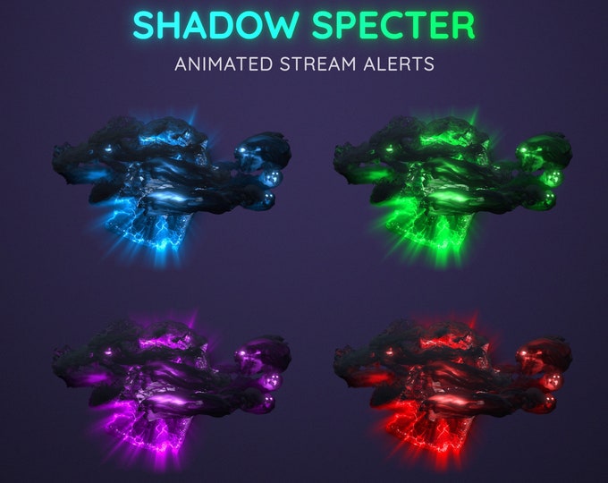 Animated Ghost Twitch Stream Alerts Pack Spooky Ghost Stream Alert Pack ...