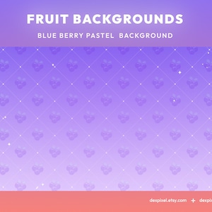 Animated Fruit Backgrounds Vtuber Stream Backgrounds | Pastel Animated ...