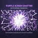 Purple Screen Shatter Matte Stream Transition Screen Breaking Effect ...