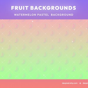 Animated Fruit Backgrounds Vtuber Stream Backgrounds | Pastel Animated ...