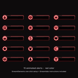 150 Token Animated Twitch Stream Alerts | 10 Different Colors | Twitch ...