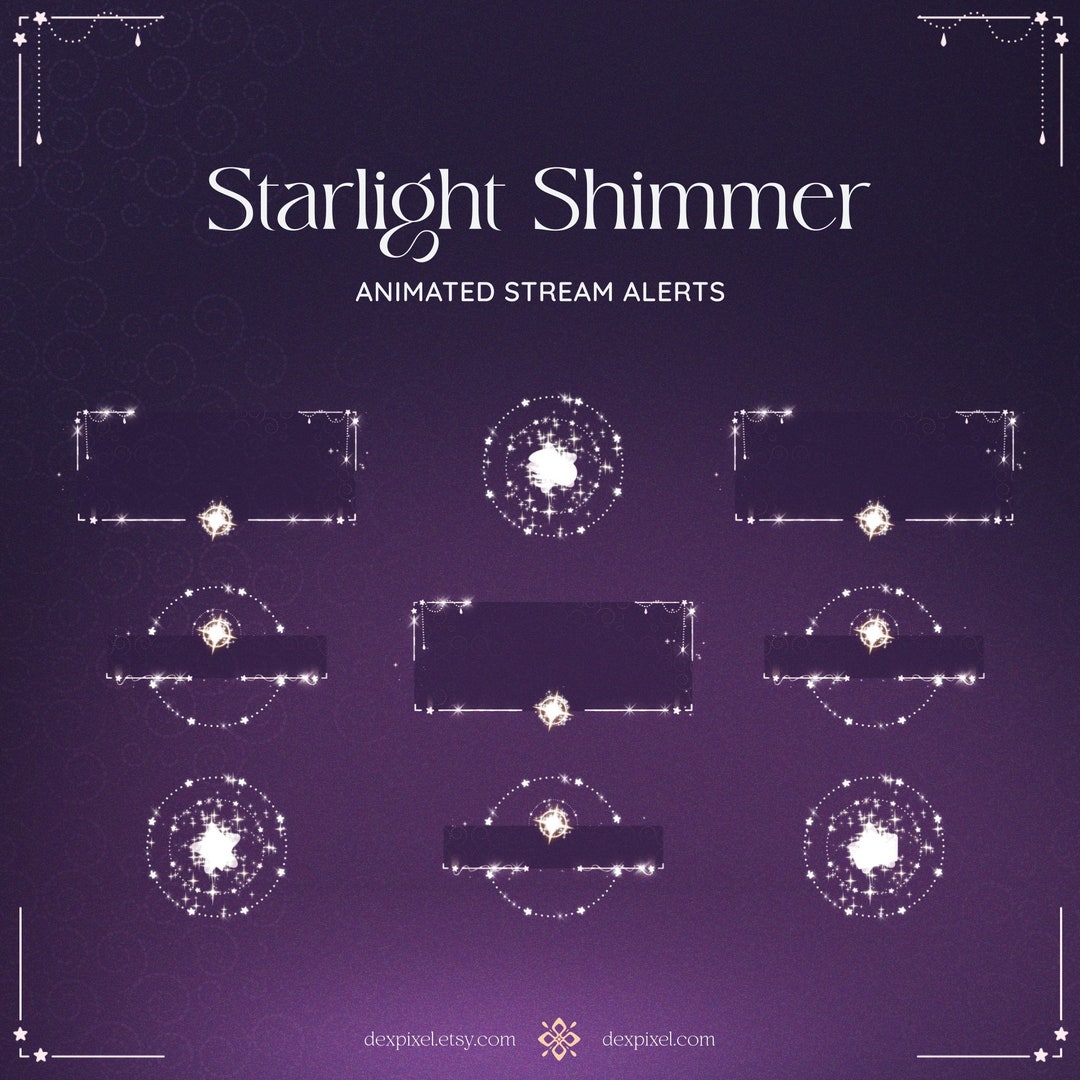 Purple Shimmer Starlight Alerts | Pastel Purple Purple Celestial ...