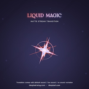 Red Pastel Liquid Magic Matte Stream Transition | Stars and Sparks ...