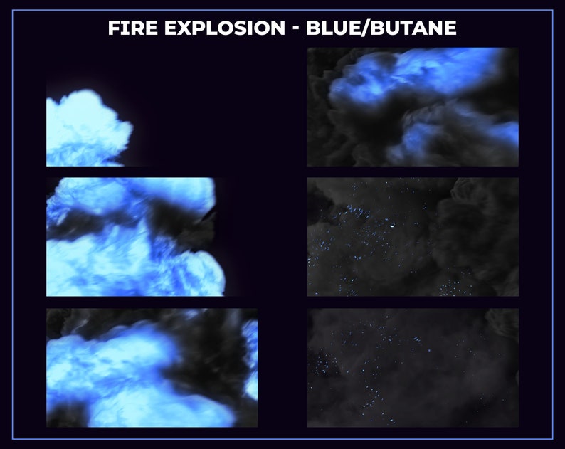 Fire and Smoke Explosion Stream Twitch Transition Smoke | Etsy