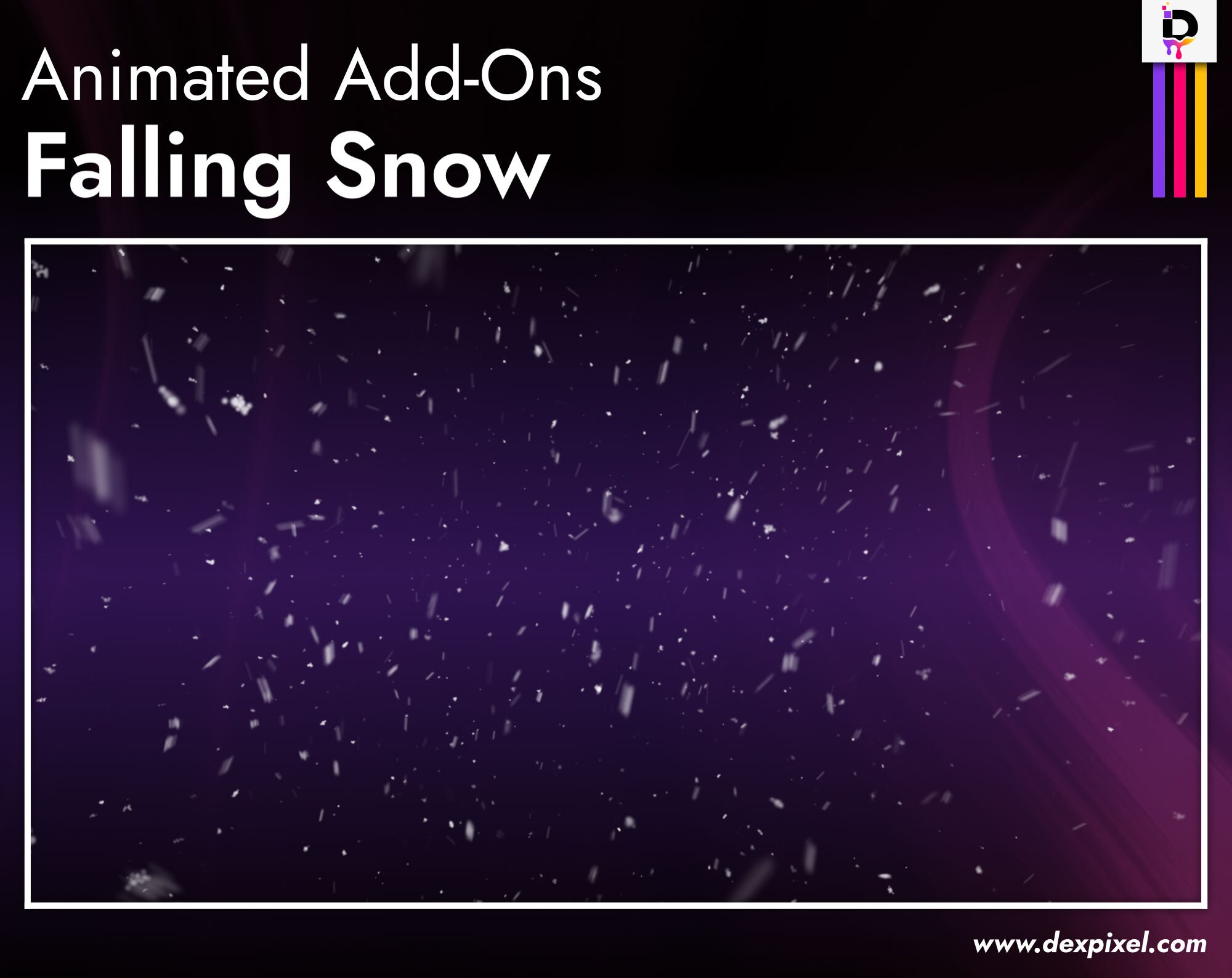 Falling Snow Animated Stream Overlay Twitch Winter Holidays - Etsy Ireland