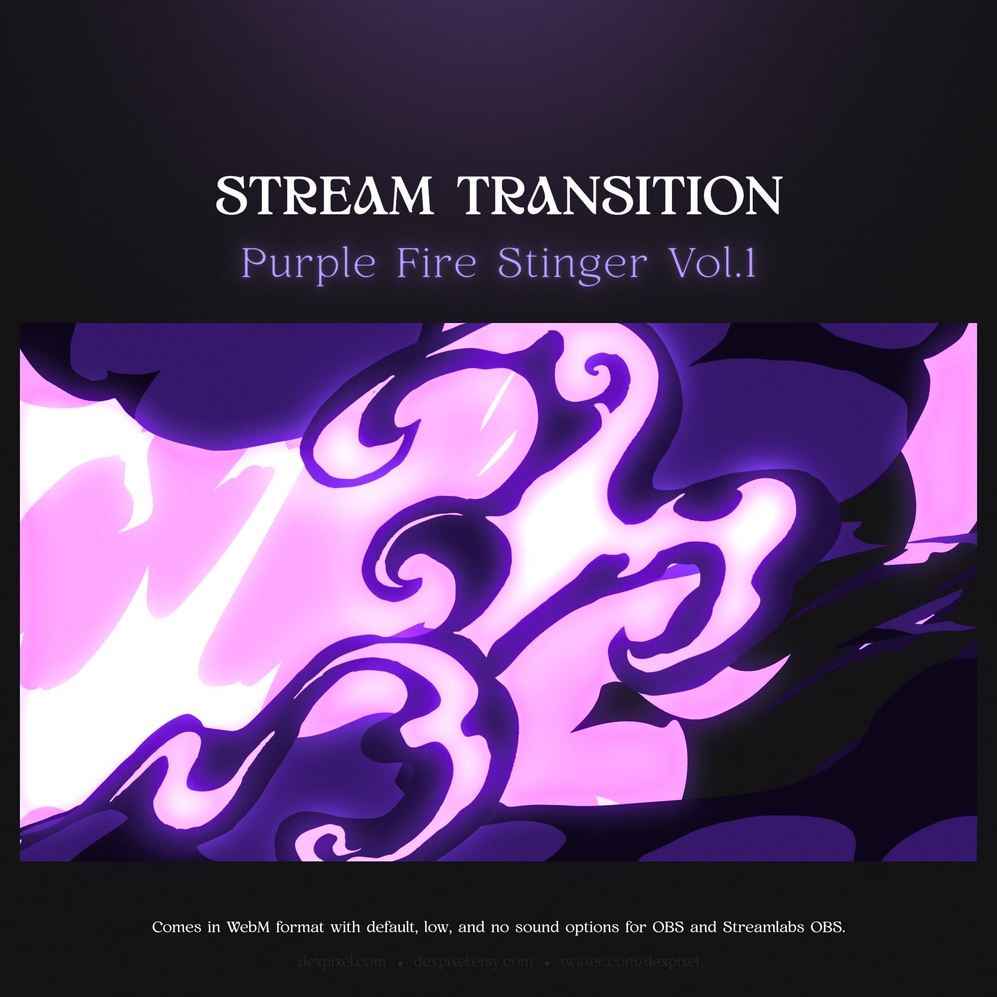 Fire Flame Cast Purple Pink Cartoon Transition Vol.1 | Colorful Stream ...
