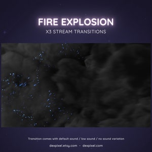 Fire and Smoke Explosion |stream Twitch Transition | Smoke Stream ...