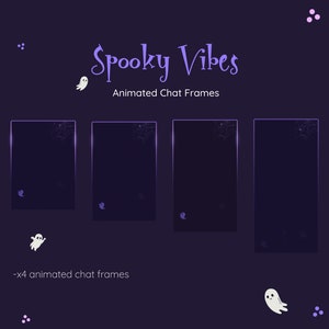 Spooky Animated Stream Pack | Halloween Vtuber Overlays - Etsy