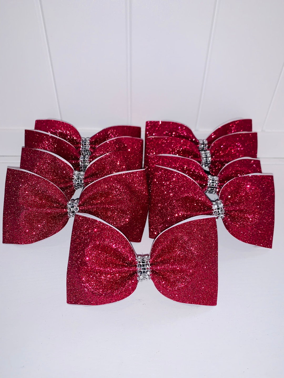 Pack of 4 Bows 6inch Tailess Cheer Bow. - Etsy Denmark
