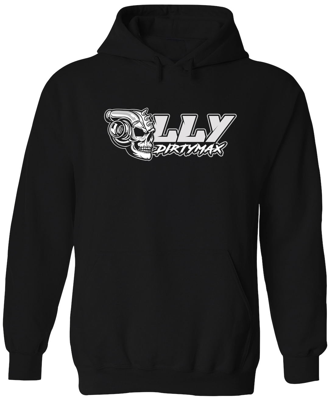 LLY Turbo Diesel Skull Hoodie Pullover Sweatshirt Sweater DURAMAX ...