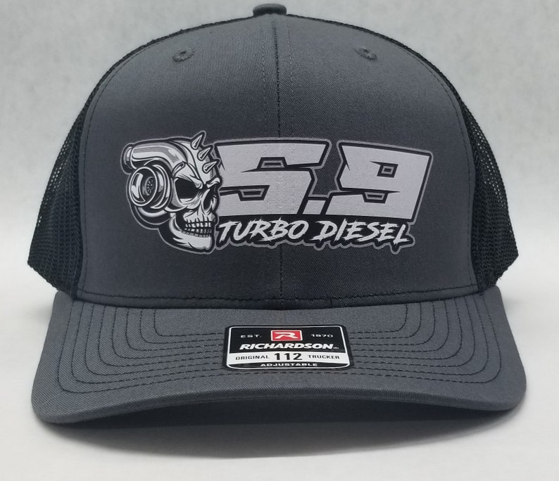 5.9 Turbo Diesel Snapback Hat Cummins First Gen Trucker - Etsy